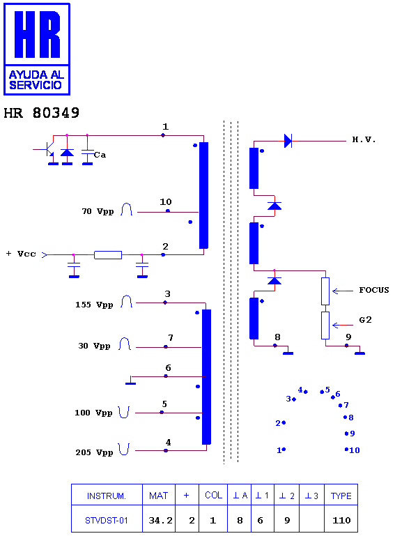 HR 80349 Yüksek Voltaj Trafosu 34.2 KV - HR - Yüksek Voltaj Trafoları ...
