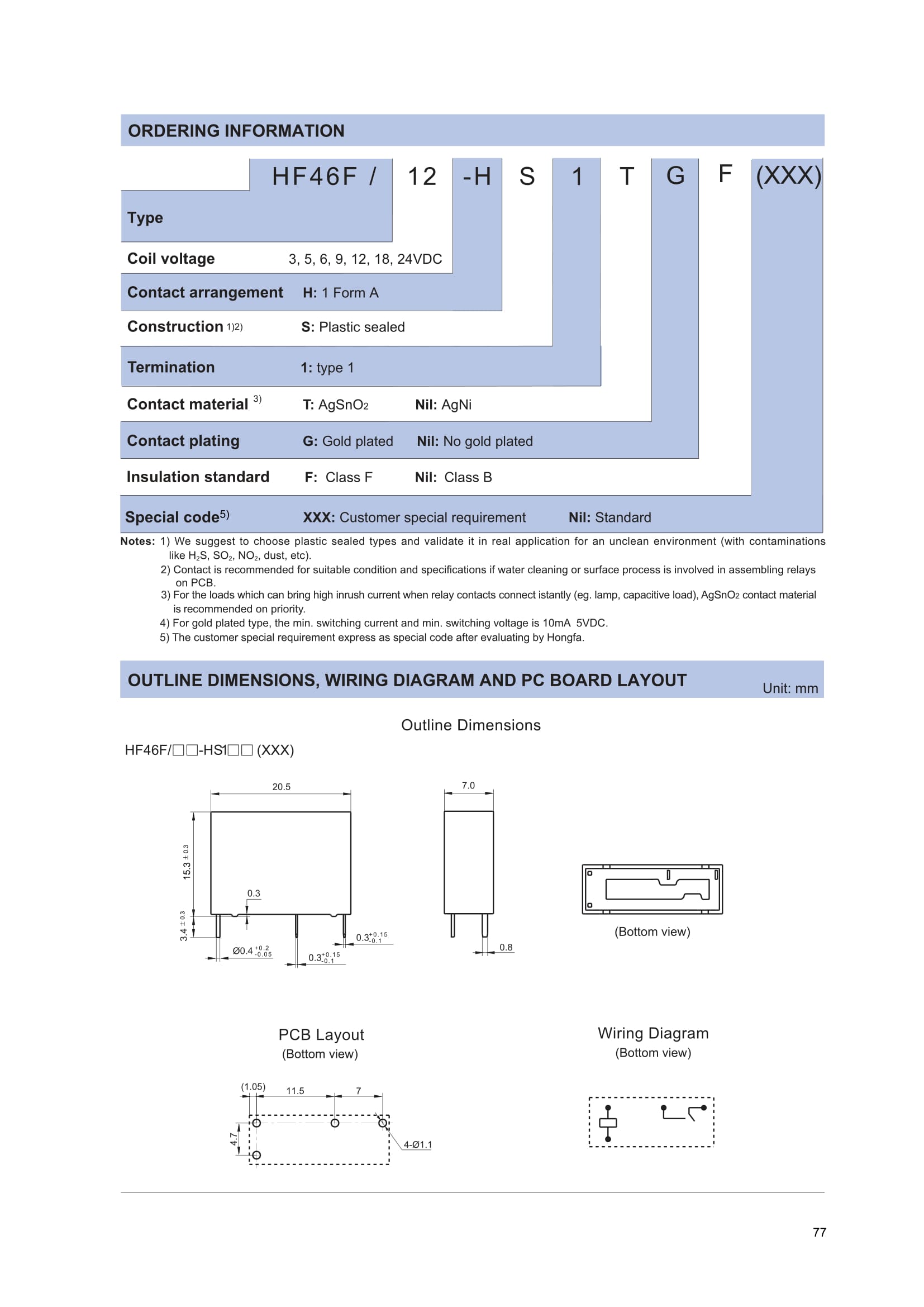 RÖLE 12V DC TEK KONTAK 4 PİN - Hongfa - Röle RÖLE 12V DC TEK KONTAK 4 PİN