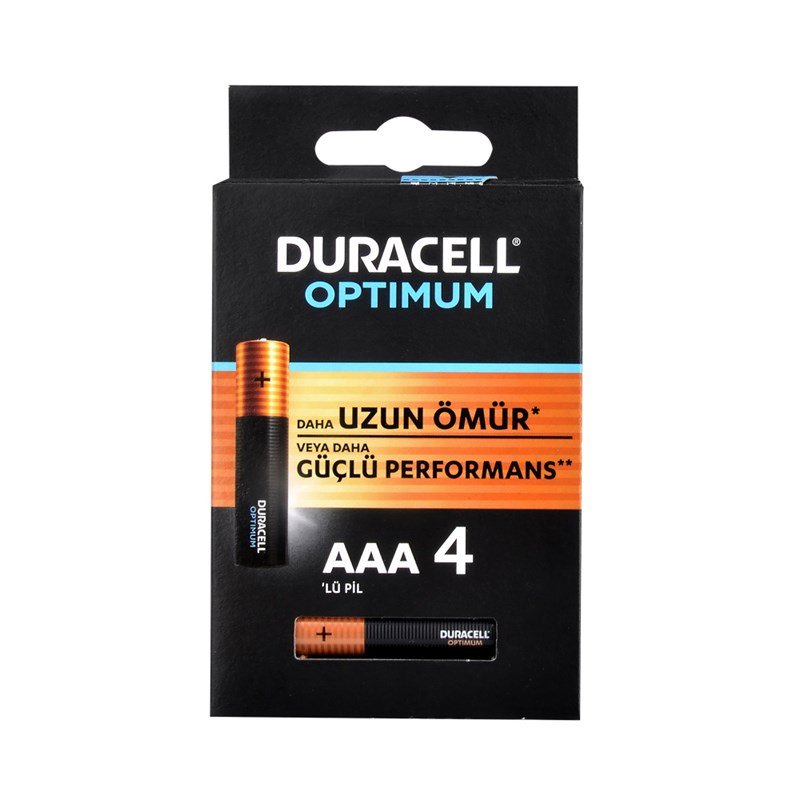 Duracell Optimum AAA İnce Kalem Pil 4lü - Duracell - İnce Kalem Pil (AAA)